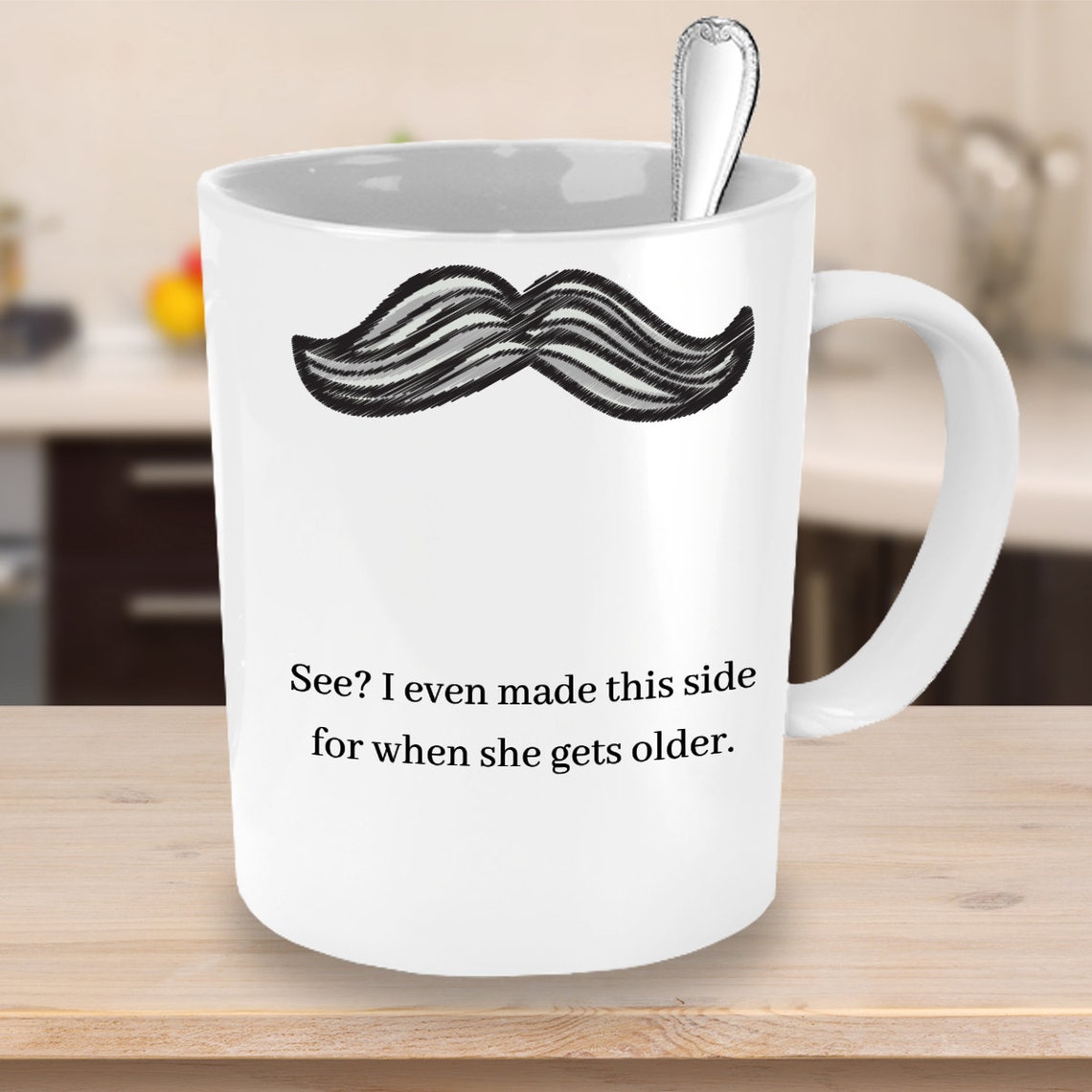 Funny Mustache Mug Mustache Funny Coffee Mug With Quote - Etsy