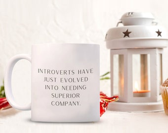 Funny but Honest Gift for Introvert Coffee Cup Mug for - Etsy