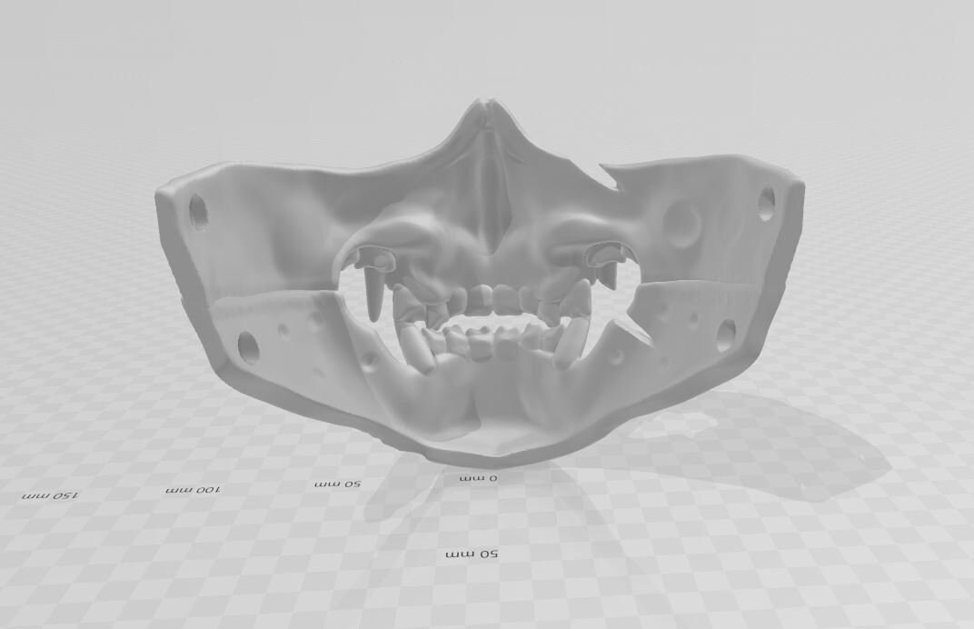 Japanese Half Mask - Etsy