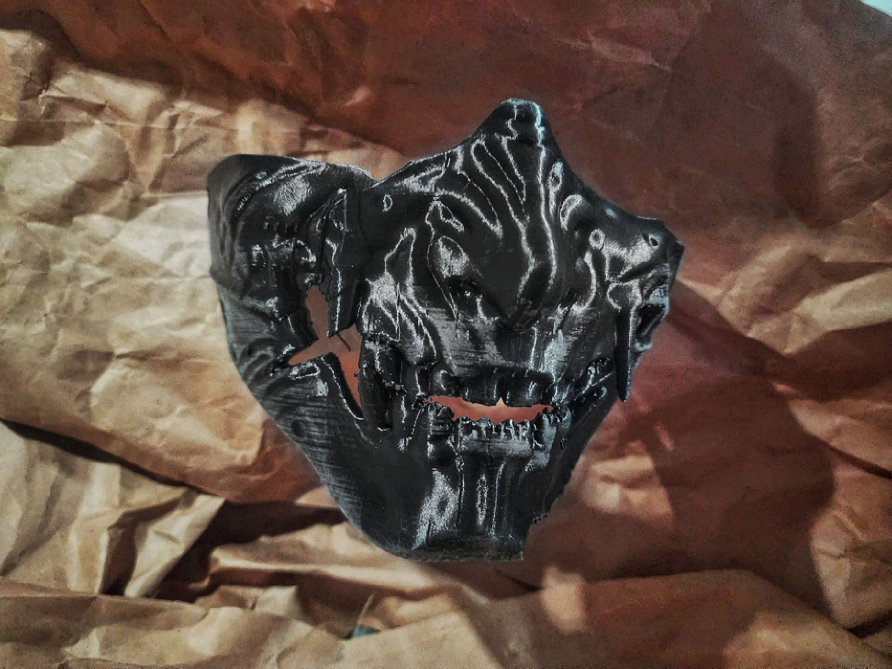 Japanese Half Mask - Etsy