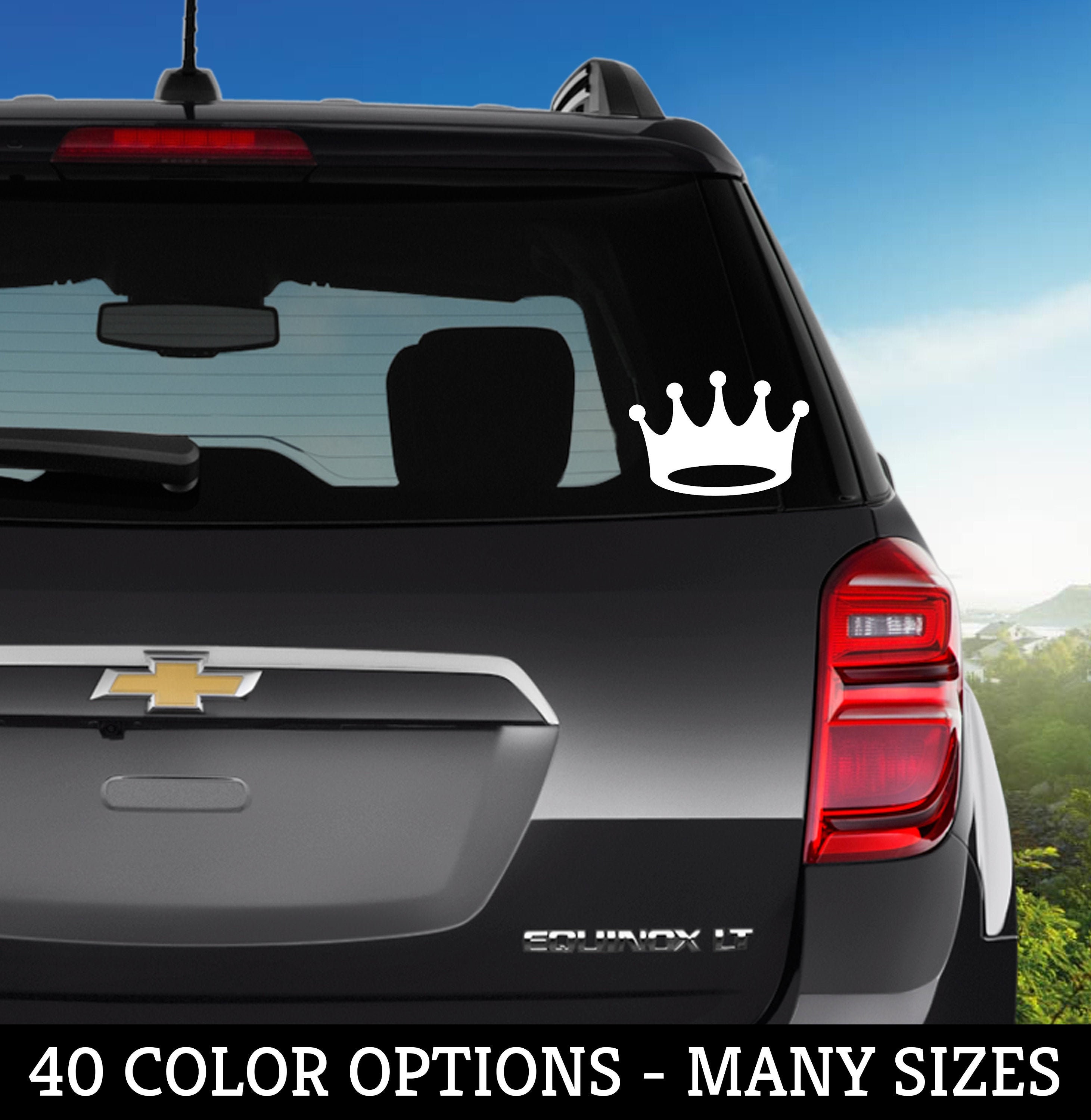 Crown vinyl decal King crown vinyl decal Crown decal King | Etsy