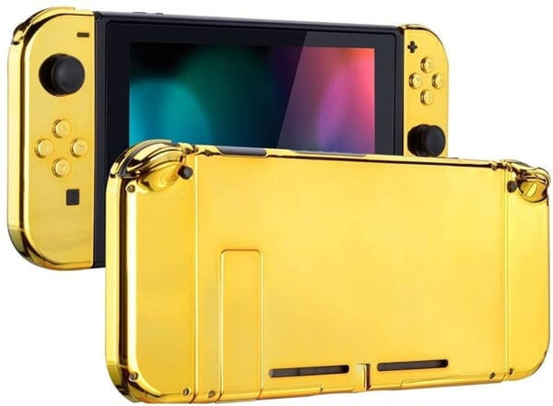 Gold Chrome Special Edition Custom Nintendo Switch Konsole mit | Etsy