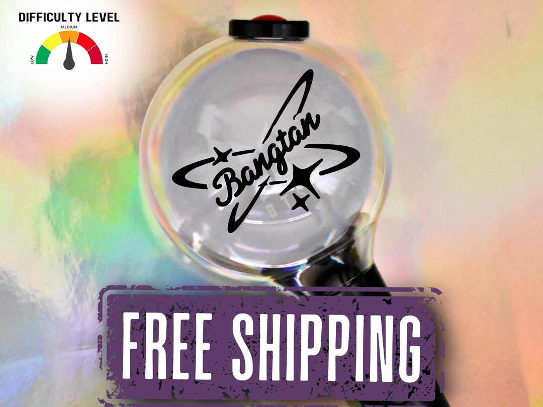 CUSTOM Army Bomb Decal, ORBITS Lightstick Decal, Army Bomb Decoration ...