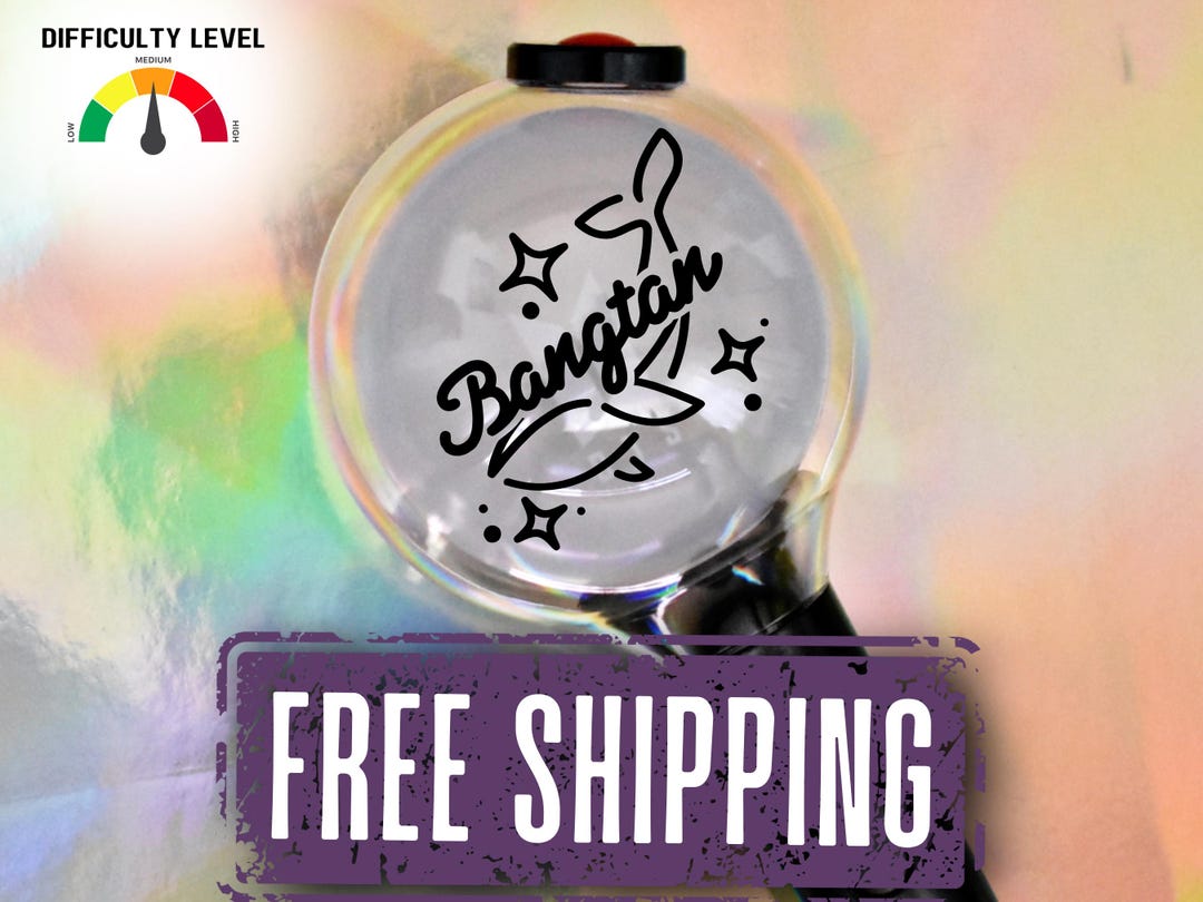 CUSTOM Army Bomb Decal, WHALIEN 52 Bts Lightstick Decal, Army Bomb ...
