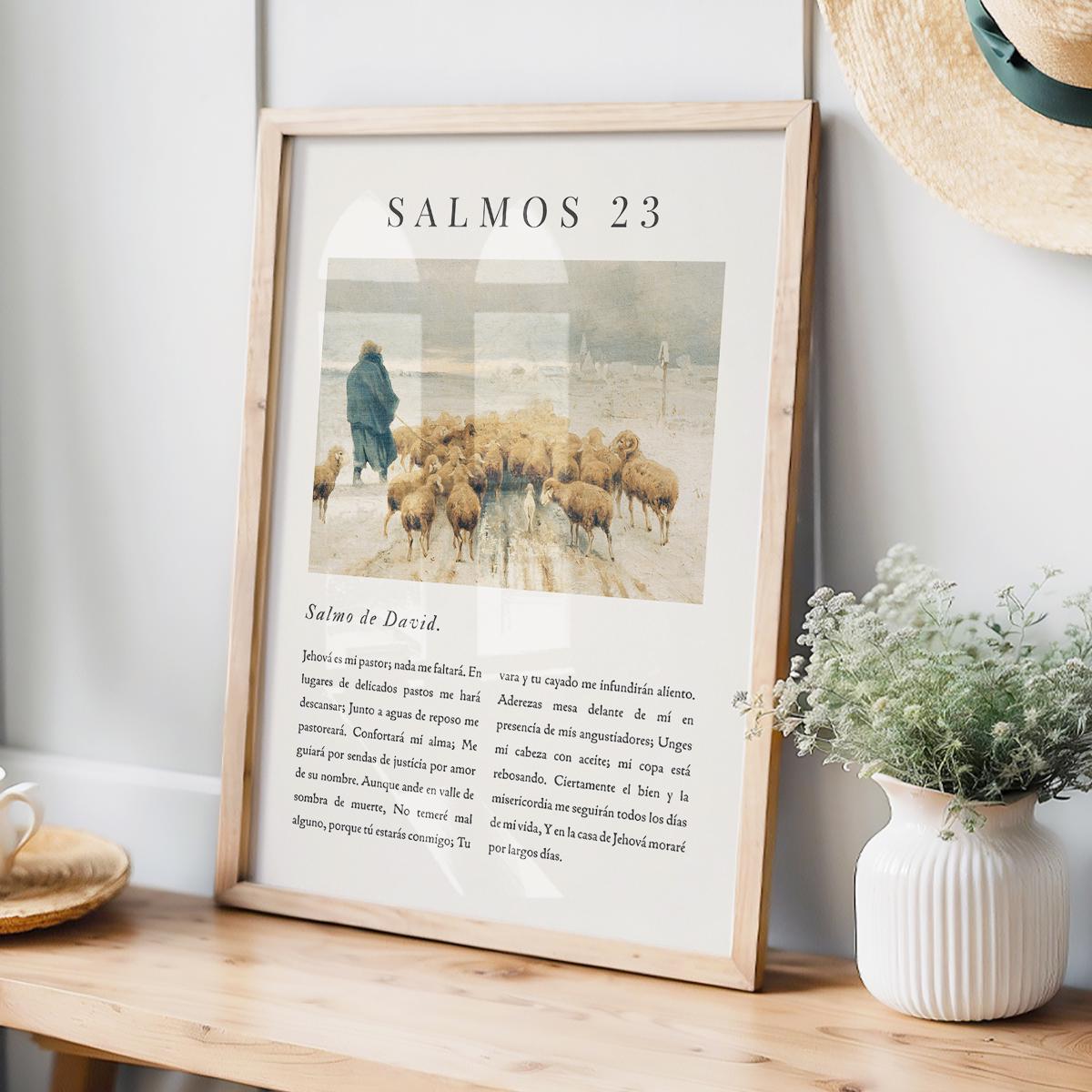 Salmos Psalm 23 El Señor Es Mi Pastor Spanish Espanol Bible Verse ...