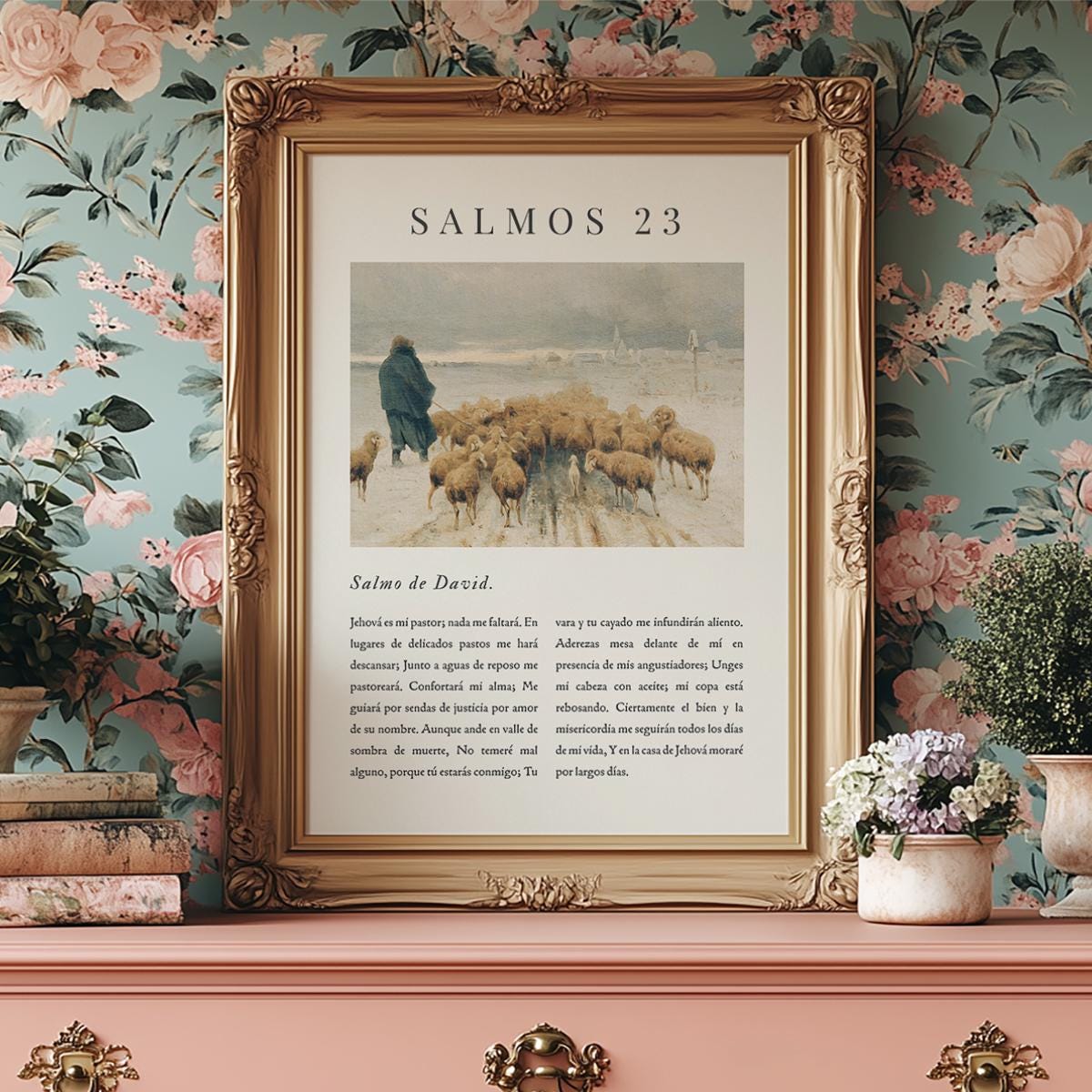 Salmos Psalm 23 El Señor Es Mi Pastor Spanish Espanol Bible Verse ...