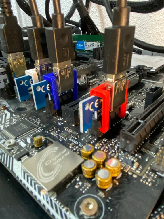 Pcie Adapter Clip Lock Riser Mainboard Motherboard Clips GPU | Etsy