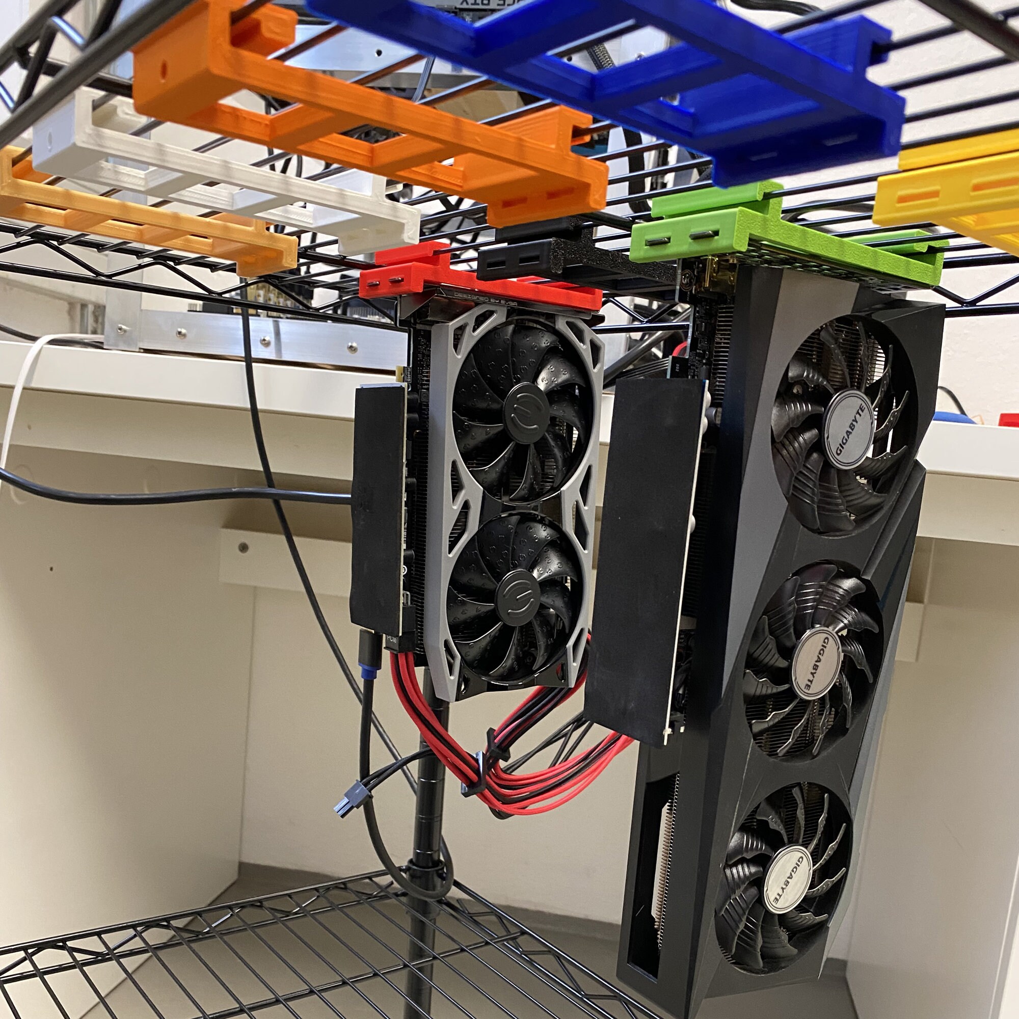 GPU Hanger for wire shelfs Graphics Card Clip Crypto Mining | Etsy