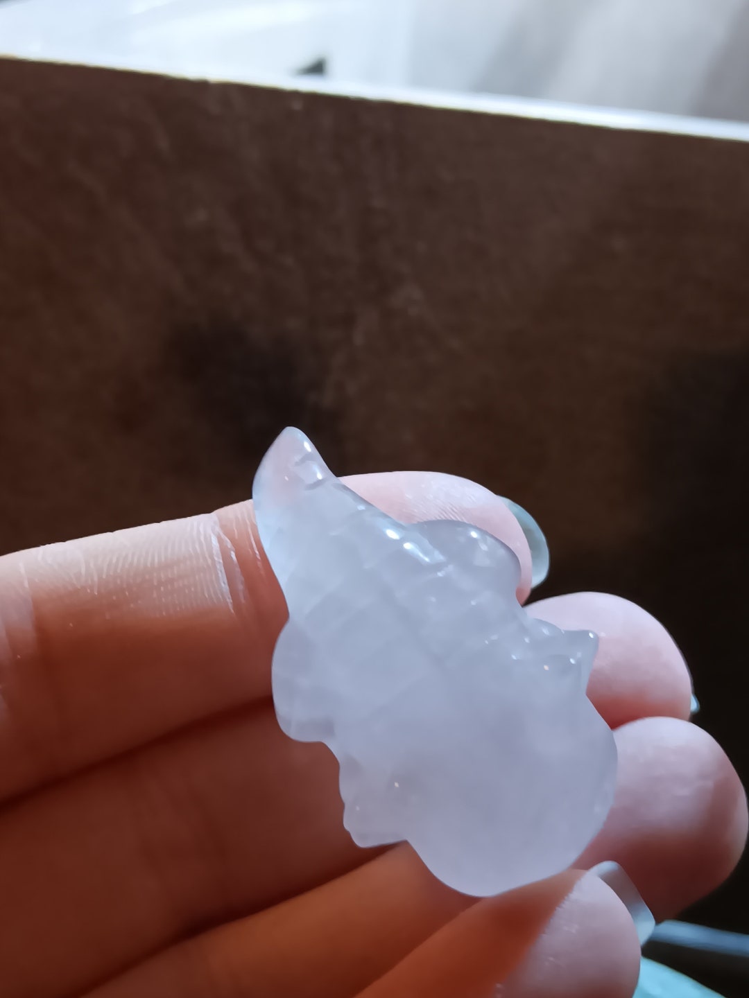 AXOLOTL, Crystal Carved Axolotl, Small Crystal Axolotls, Crystal Desk ...