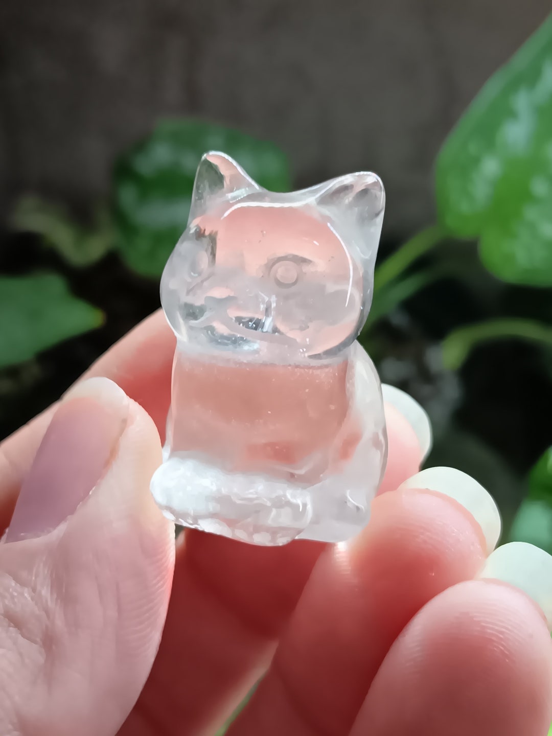 Sitting Crystal Kittens, Cute Crystal Kitty, Tiny 1 Crystal Cats ...