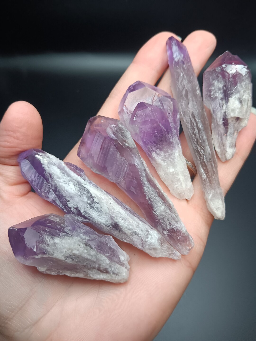 Dragon Tooth, Raw Amethyst Point, Amethyst Dragon Teeth, Bahia Amethyst ...