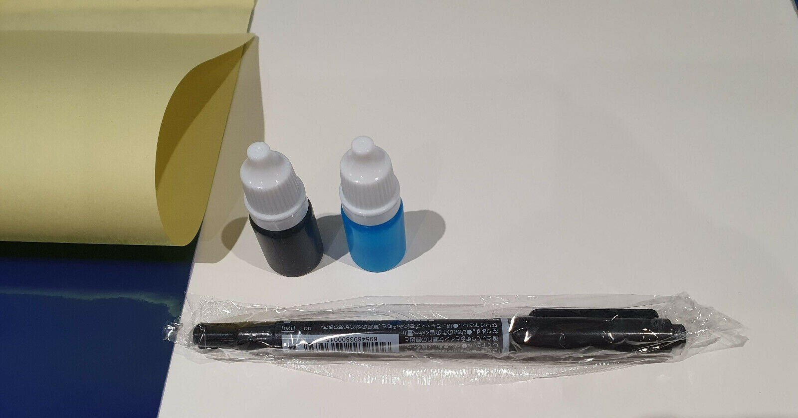 Tattoo Stencil Kit Paper + Stencil Fluid + Skin Marker + Stick and Poke ...