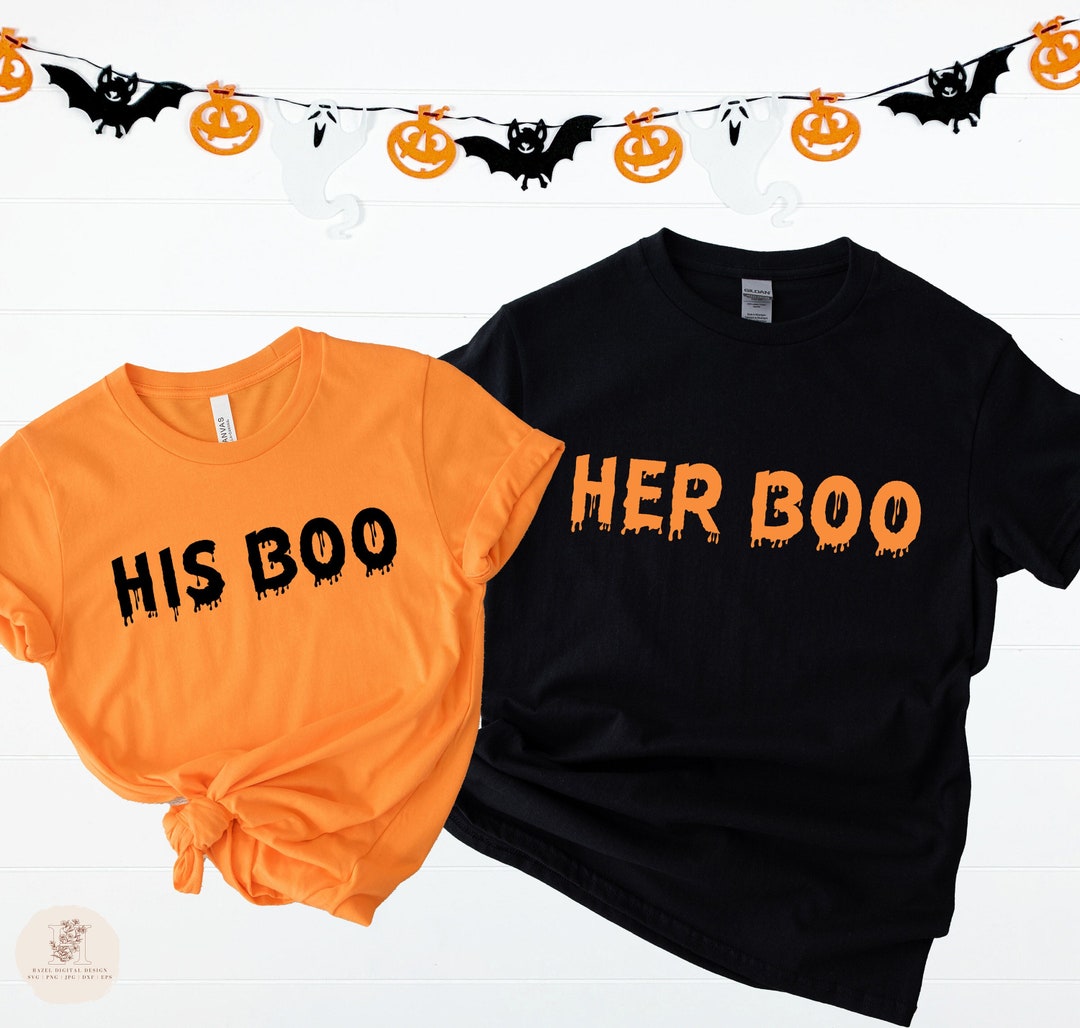 His Boo Her Boo Svg, Png, Jpg, Dxf, Eps for Cricut, Silhouette ...