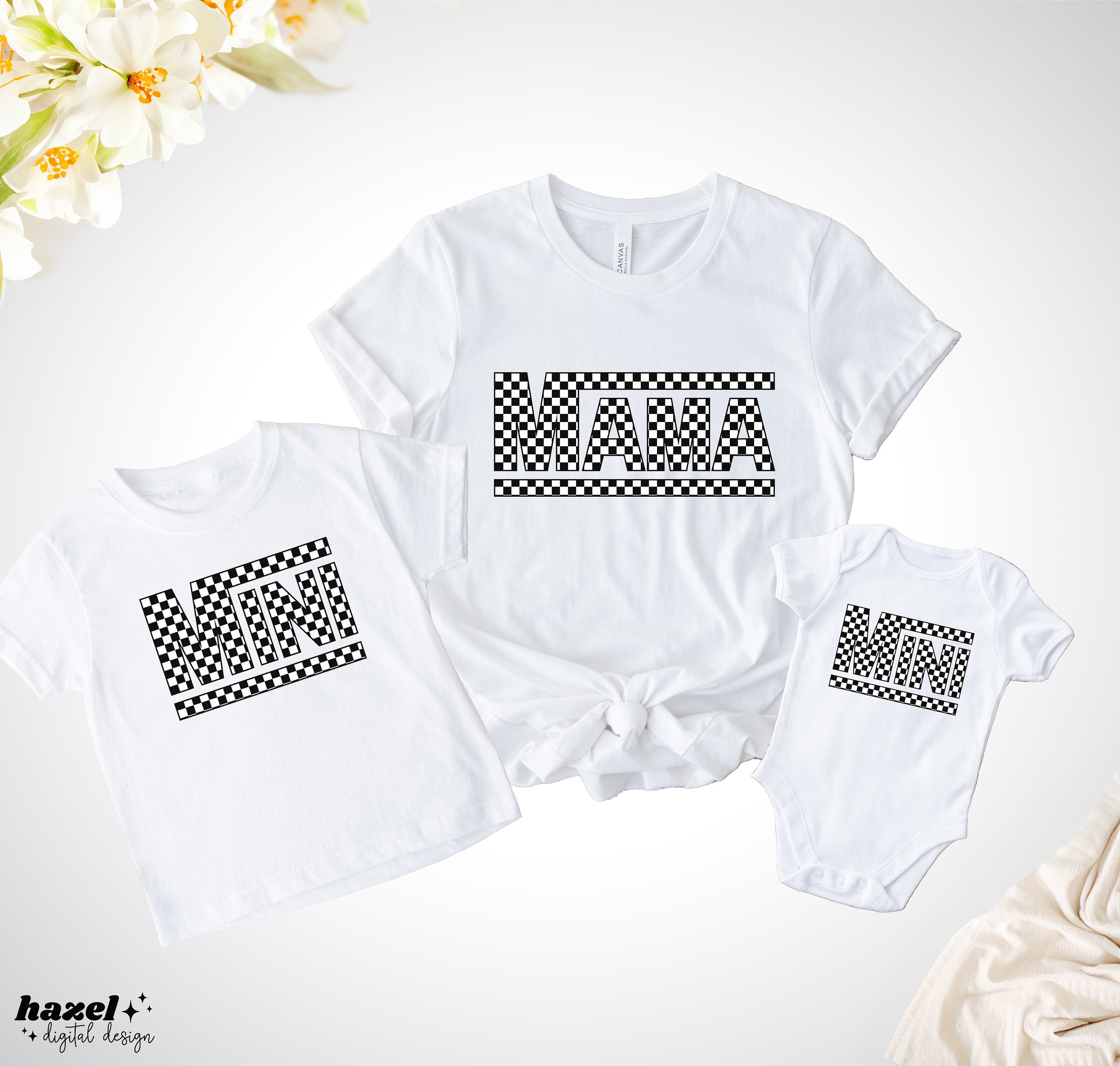Checkered Mama Mini Svg, Mama Svg, Cool Kid Svg, Trendy Kids Svg ...