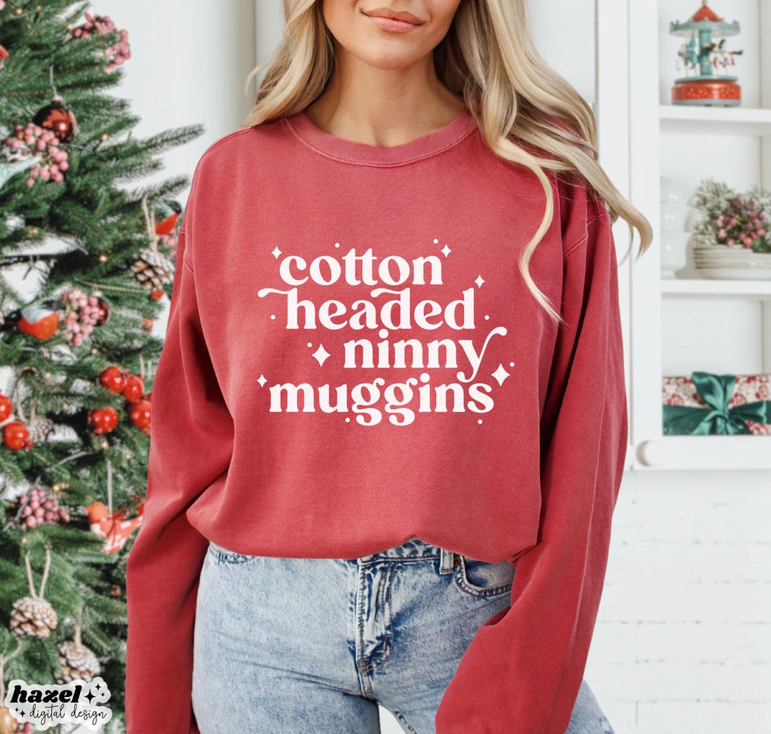 Cotton Headed Ninny Muggins Svg, Christmas Png, Trendy Christmas Svg ...