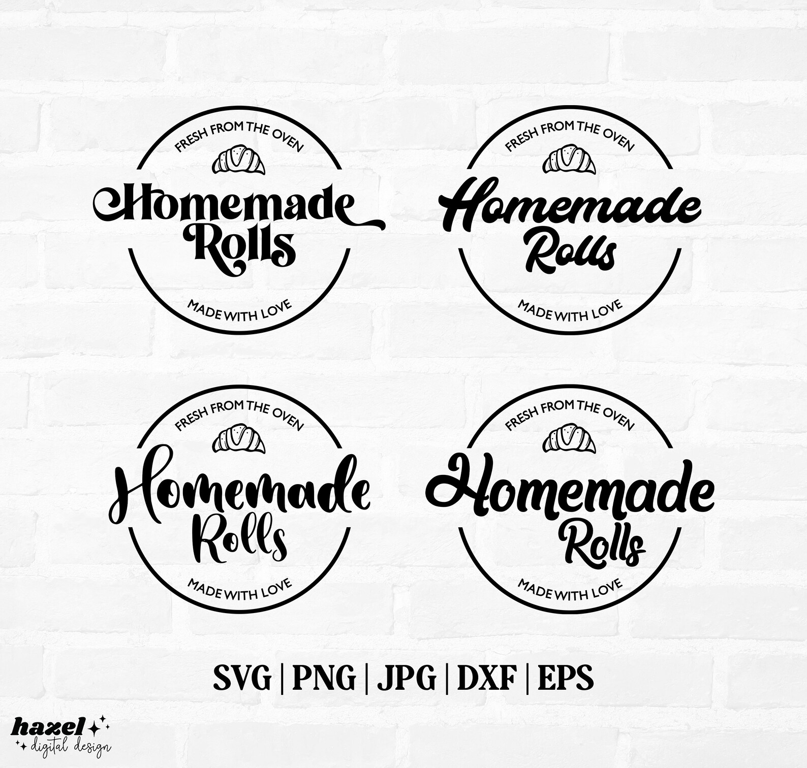 Bundle Homemade Rolls Svg, Baby Pun Svg, Baby Rolls Svg, Cute Baby Svg ...