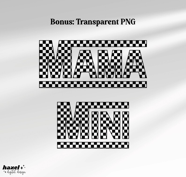 Checkered Mama Mini Svg, Checkered Mini, Mama Mini Png, Retro Mama Svg ...