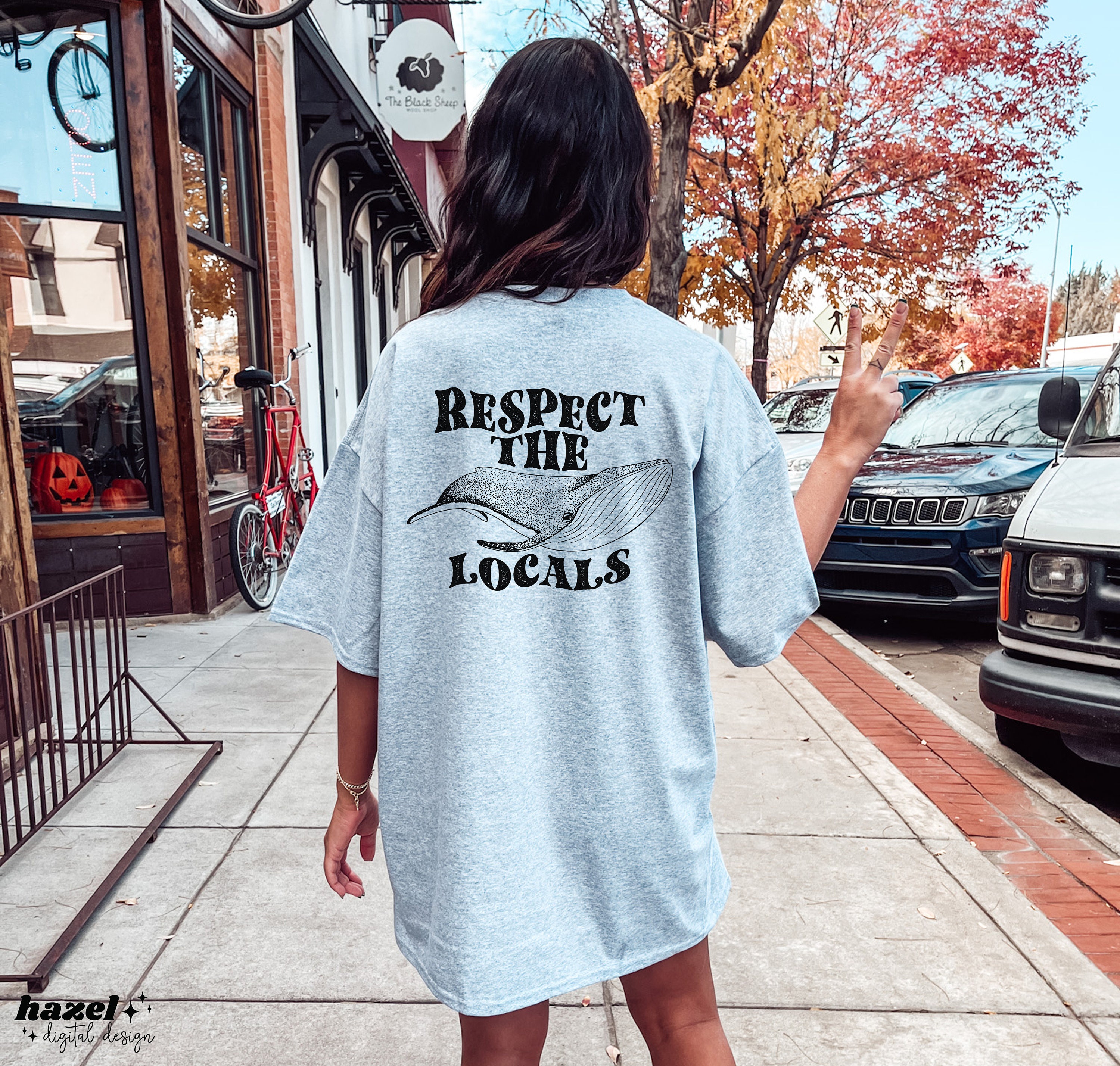 Respect the Locals Svg Whale Svg Whale Png Stamp Text - Etsy UK