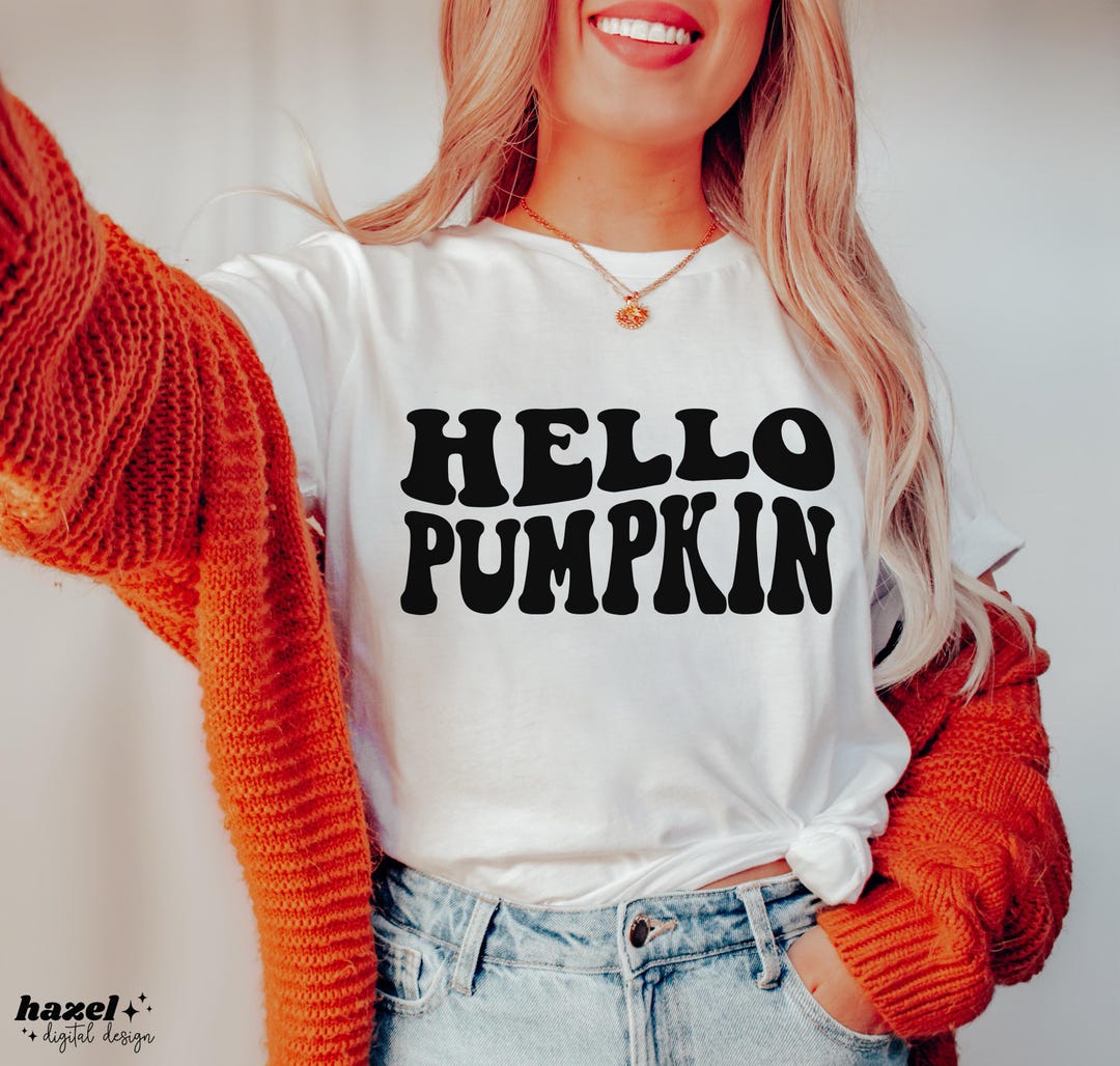 Hello Pumpkin Svg, Fall Svg, Autumn Svg, Trendy Fall Svg, Fall Vibes ...
