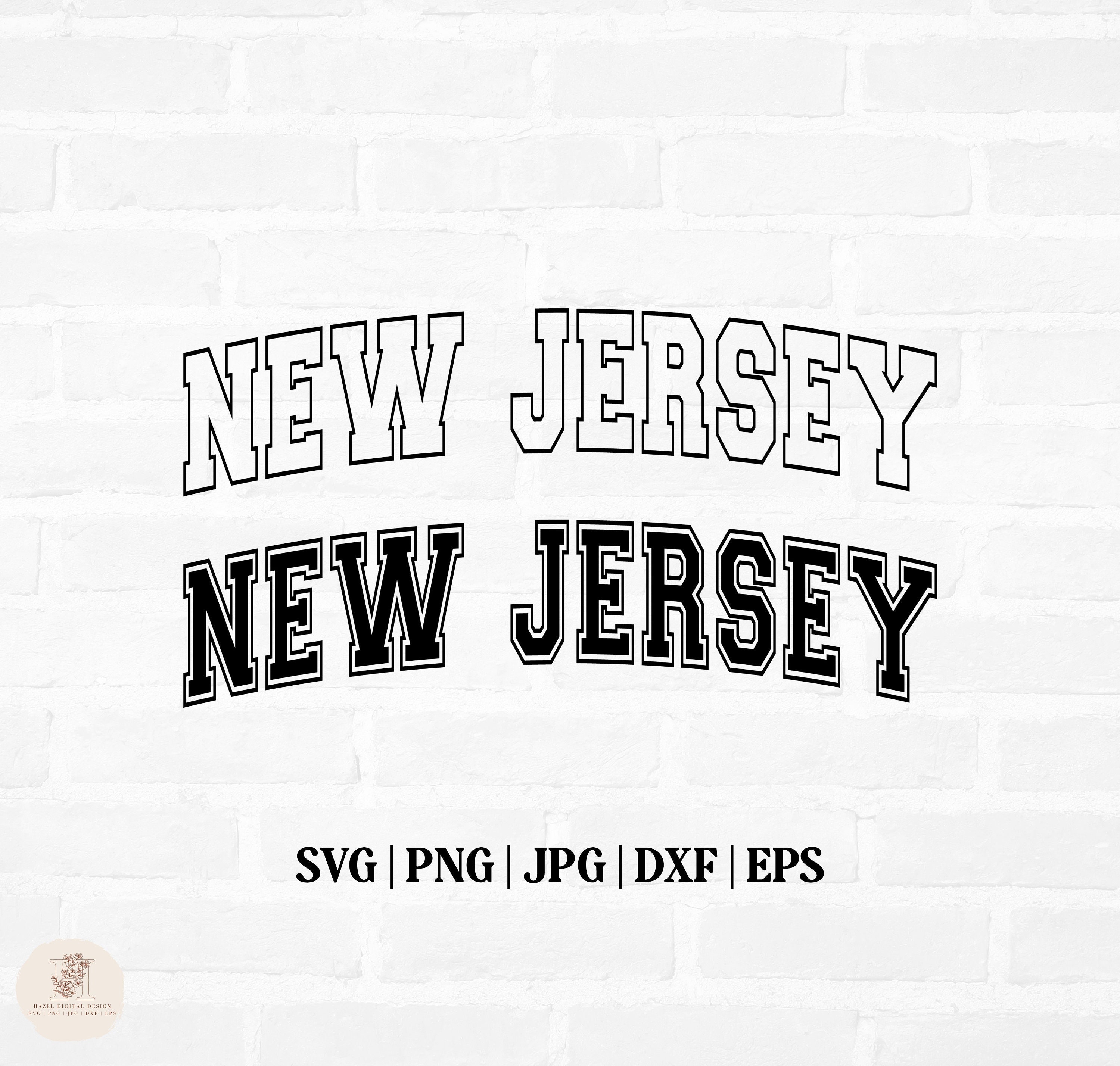 New Jersey Svg New Jersey Png State Svg Summer Svg - Etsy