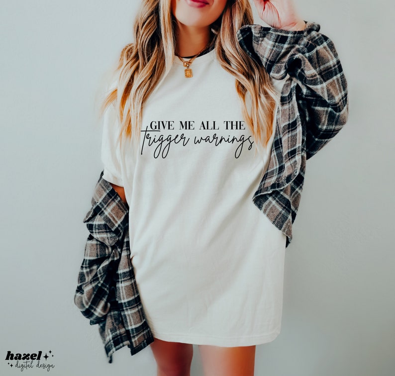 Give Me All the Trigger Warnings Svg, Dark Romance Svg, Slow Burn Svg ...