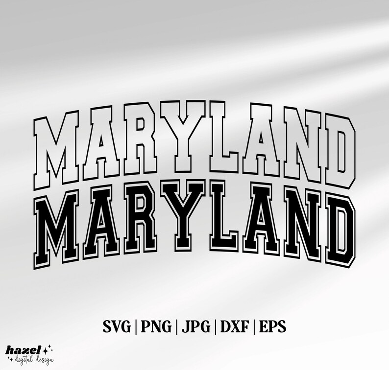 Maryland Svg, United States Svg, USA Svg, State Name Svg, Travel Svg ...