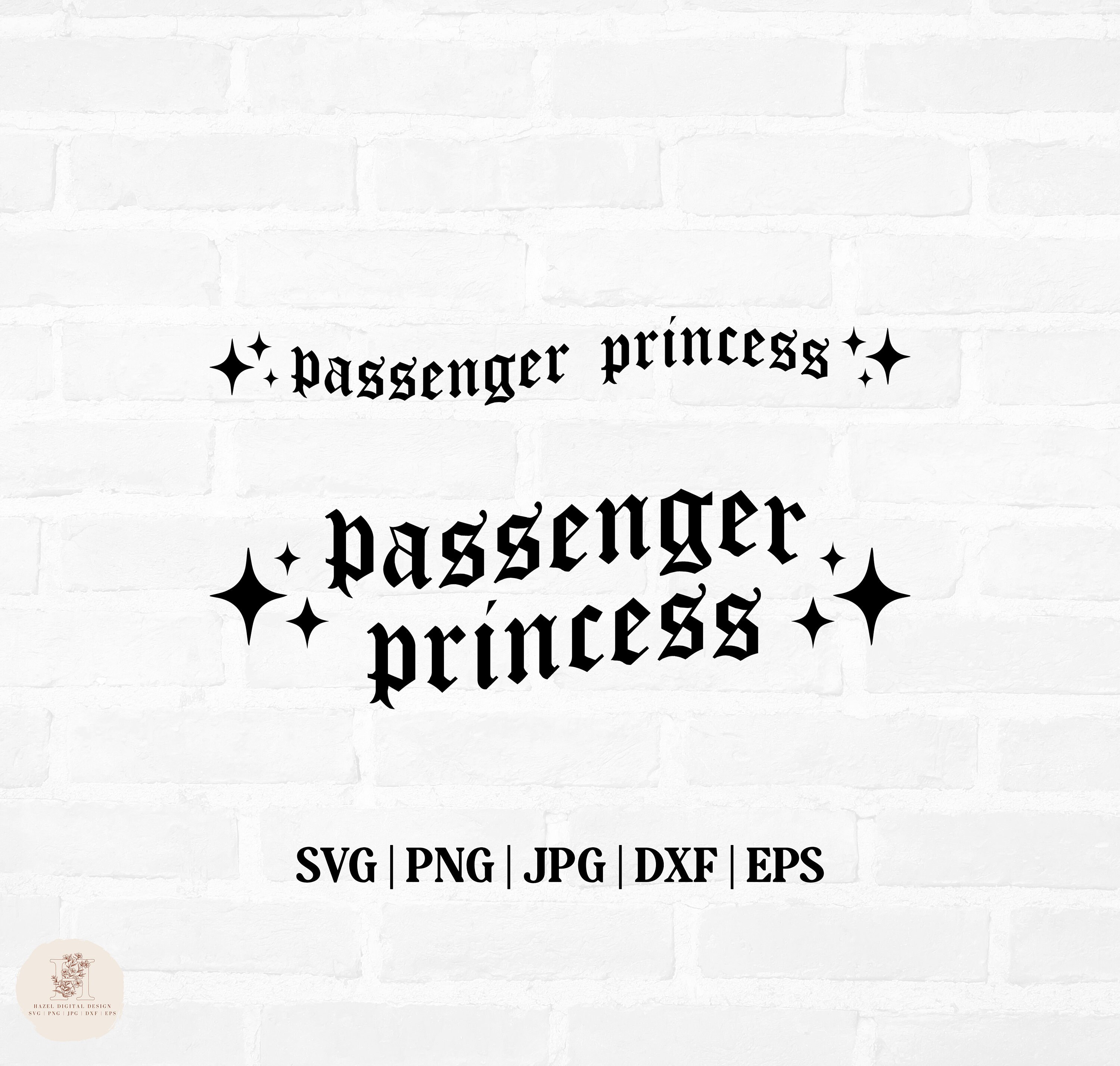 Passenger Princess Svg Girlfriend Svg Wife Svg Car Decal Svg Mirror ...