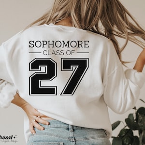 Sophomore Class of 2027 Svg, Sophomore 2027 Svg, Sophomore Svg, 2027 ...