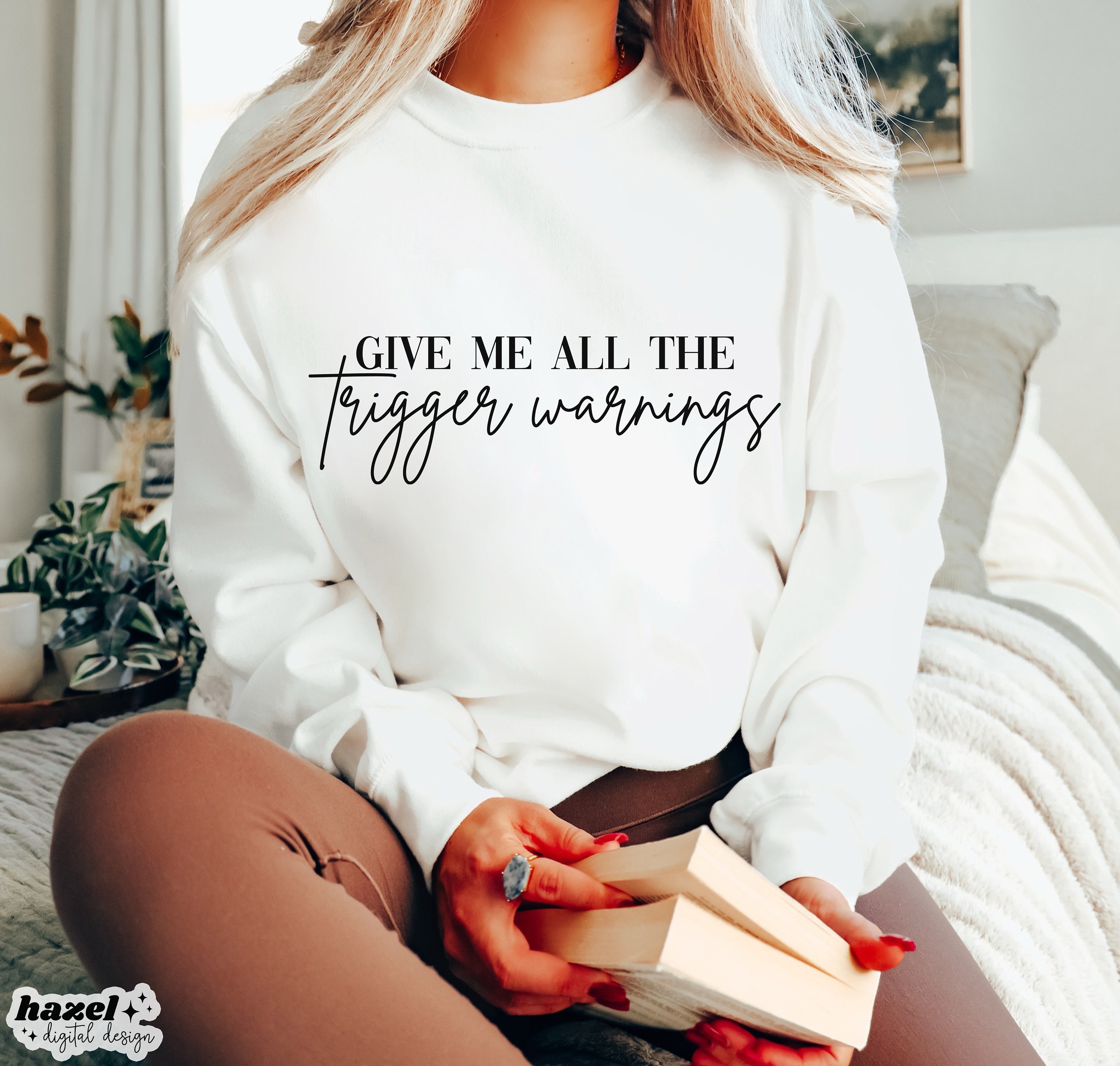 Give Me All the Trigger Warnings Svg, Dark Romance Svg, Slow Burn Svg ...