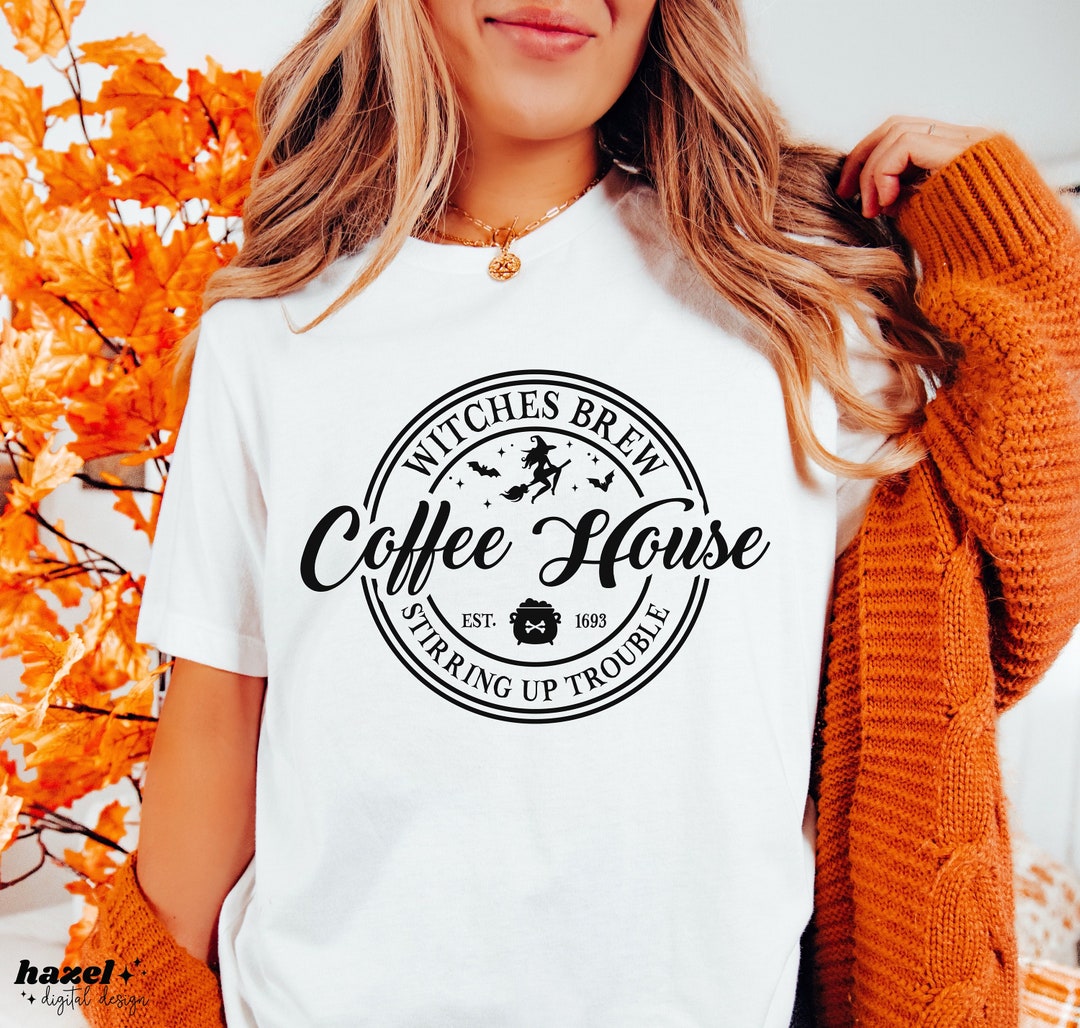 Witches Brew Coffee House Svg, Salem Svg, Trendy Halloween Svg, Premium ...