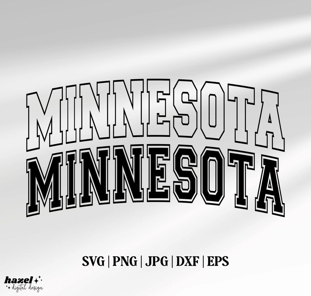 Minnesota Svg, United States Svg, USA Svg, State Name Svg, Travel Svg ...