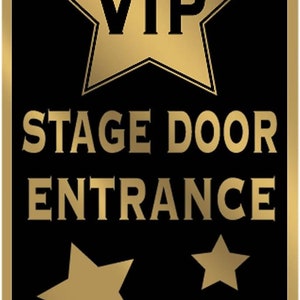 VIP Stage Door Entrance Door Cover Party Accessory - Etsy