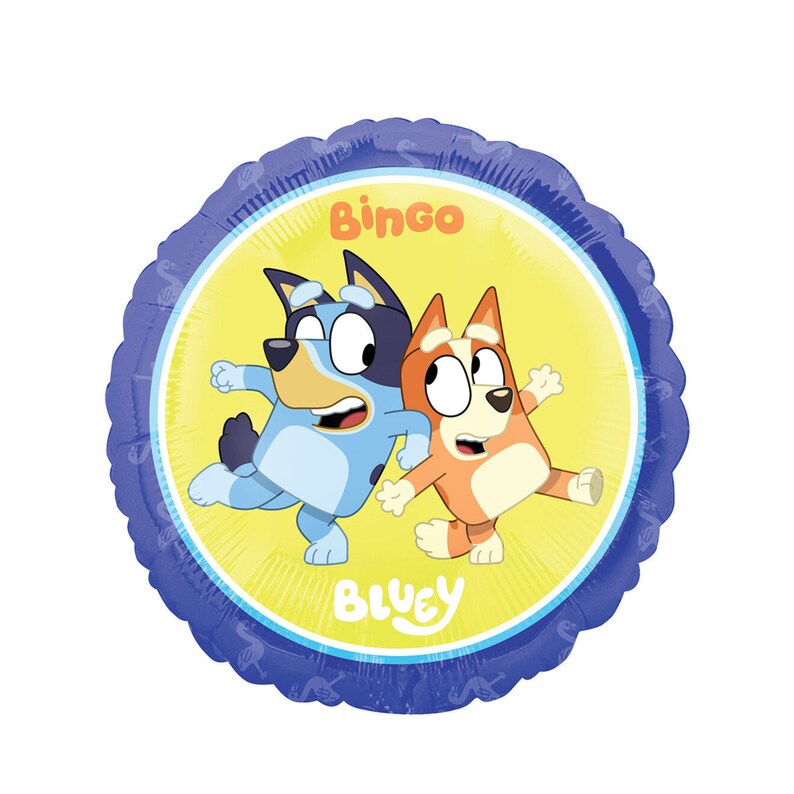 18'' Bluey Bingo Balloon Bluey Birthday Balloon Bluey Themed Birthday ...