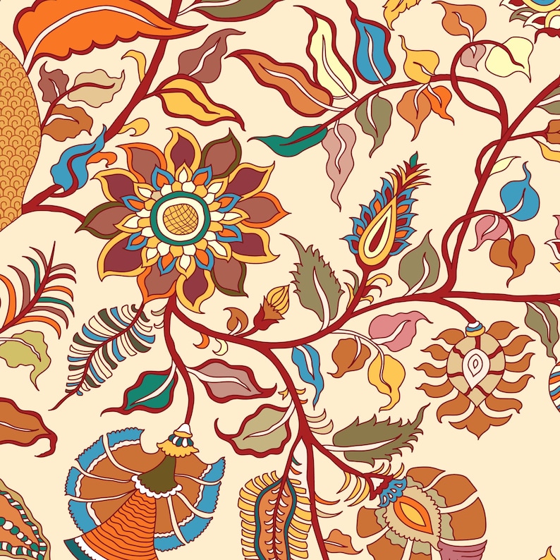 Tree of Life Traditional Indian Art - Etsy