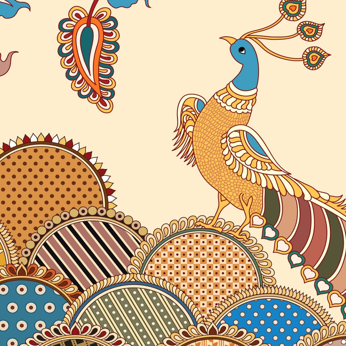 Tree of Life Traditional Indian Art - Etsy