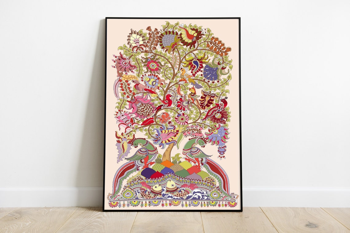 Tree of Life, Traditional Indian Art - Etsy