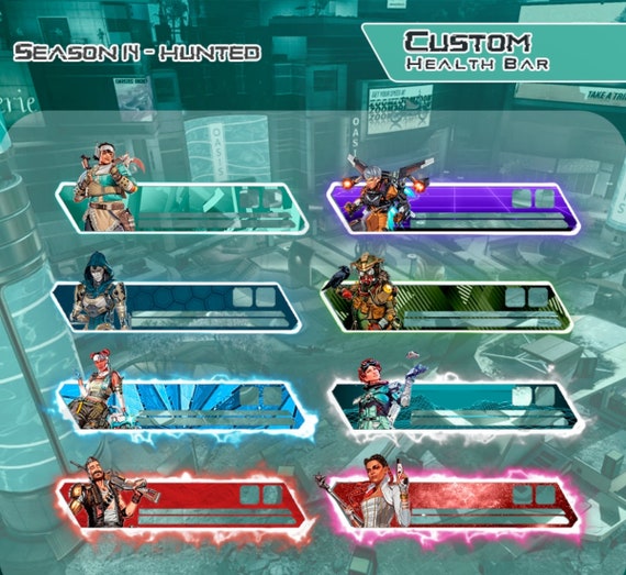 Apex Legends Custom Health Bar Overlay for Streaming static - Etsy UK