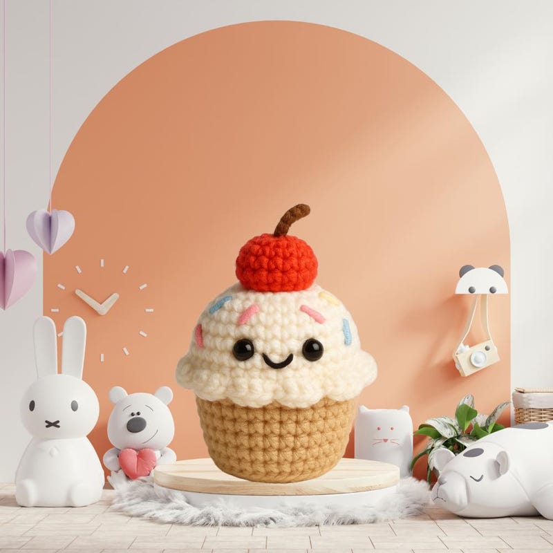 Cupcake Plushie - Etsy
