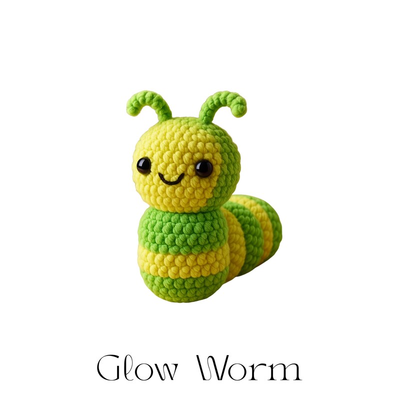 Glow Worm Amigurumi Crochet Pattern – PDF Download - Etsy