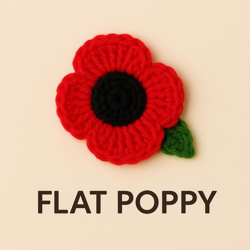 Poppy Pins With Leaves - Etsy UK