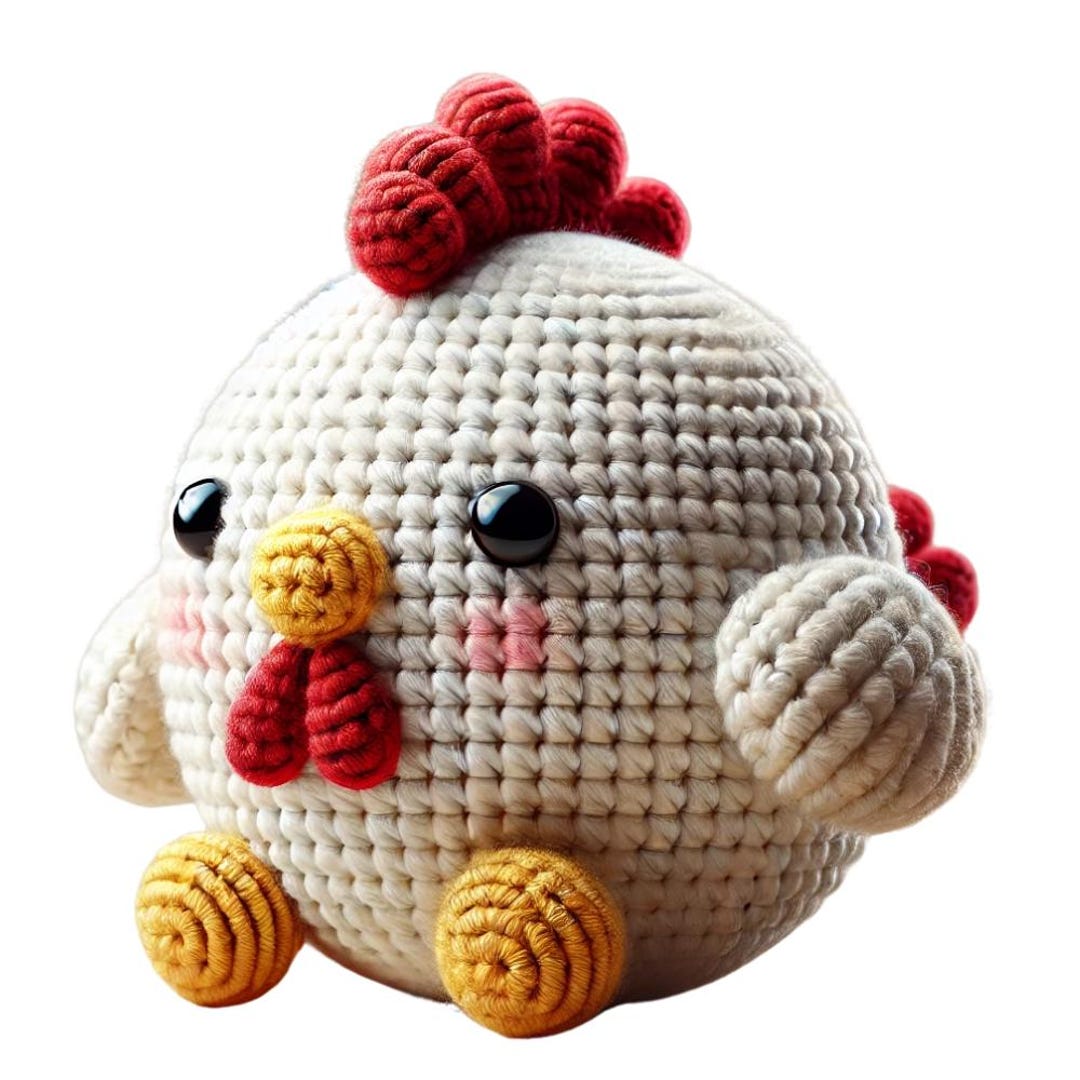 Mother Chicken Amigurumi Crochet Pattern - Digital PDF - Beginner ...