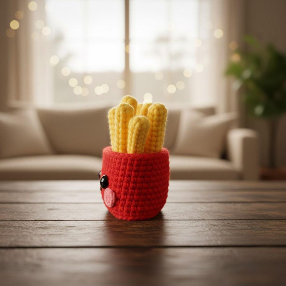 Kawaii French Fries Amigurumi Crochet Pattern | Bonus Crochet Stitch ...