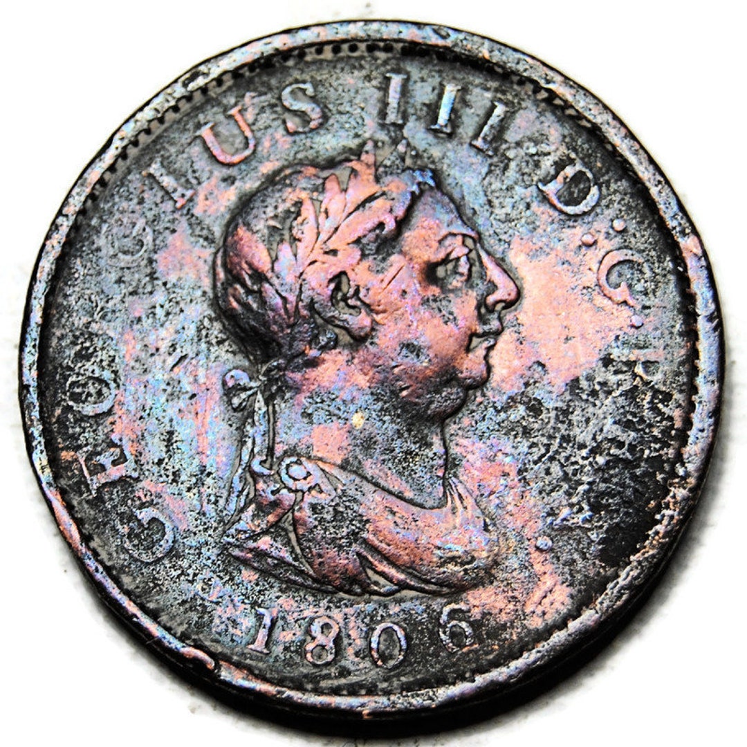 King George III Penny Coin Dated 1806 Good Condition 76 - Etsy UK