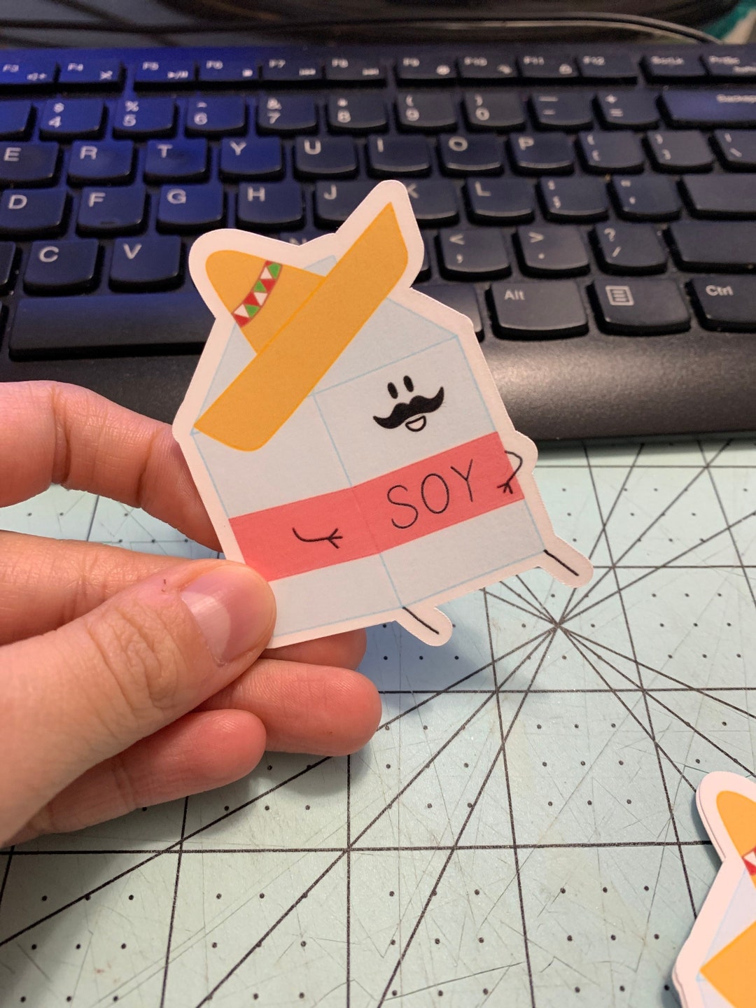 Soy Milk Sticker - Etsy