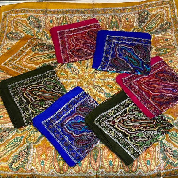 Indian Silk Scarf - Etsy