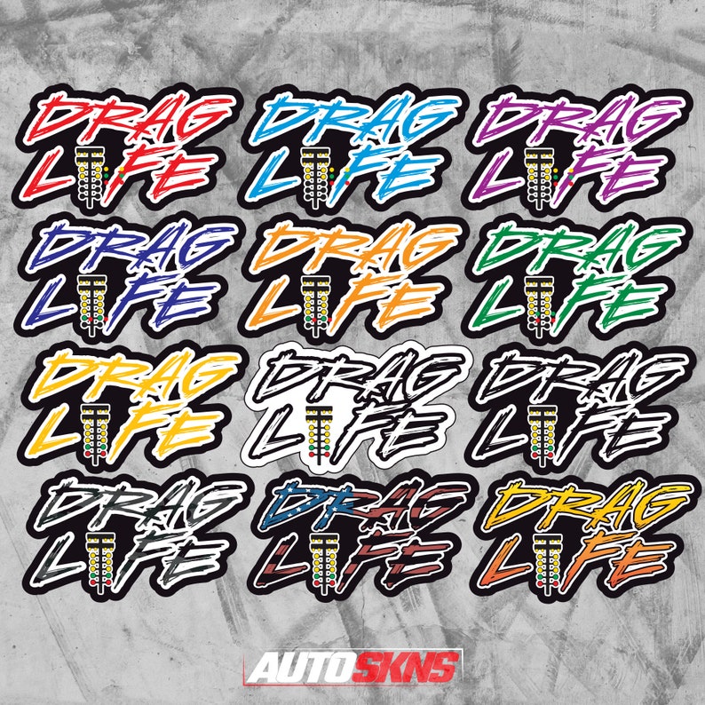 Drag Life Premium Vinyl Sticker - Etsy