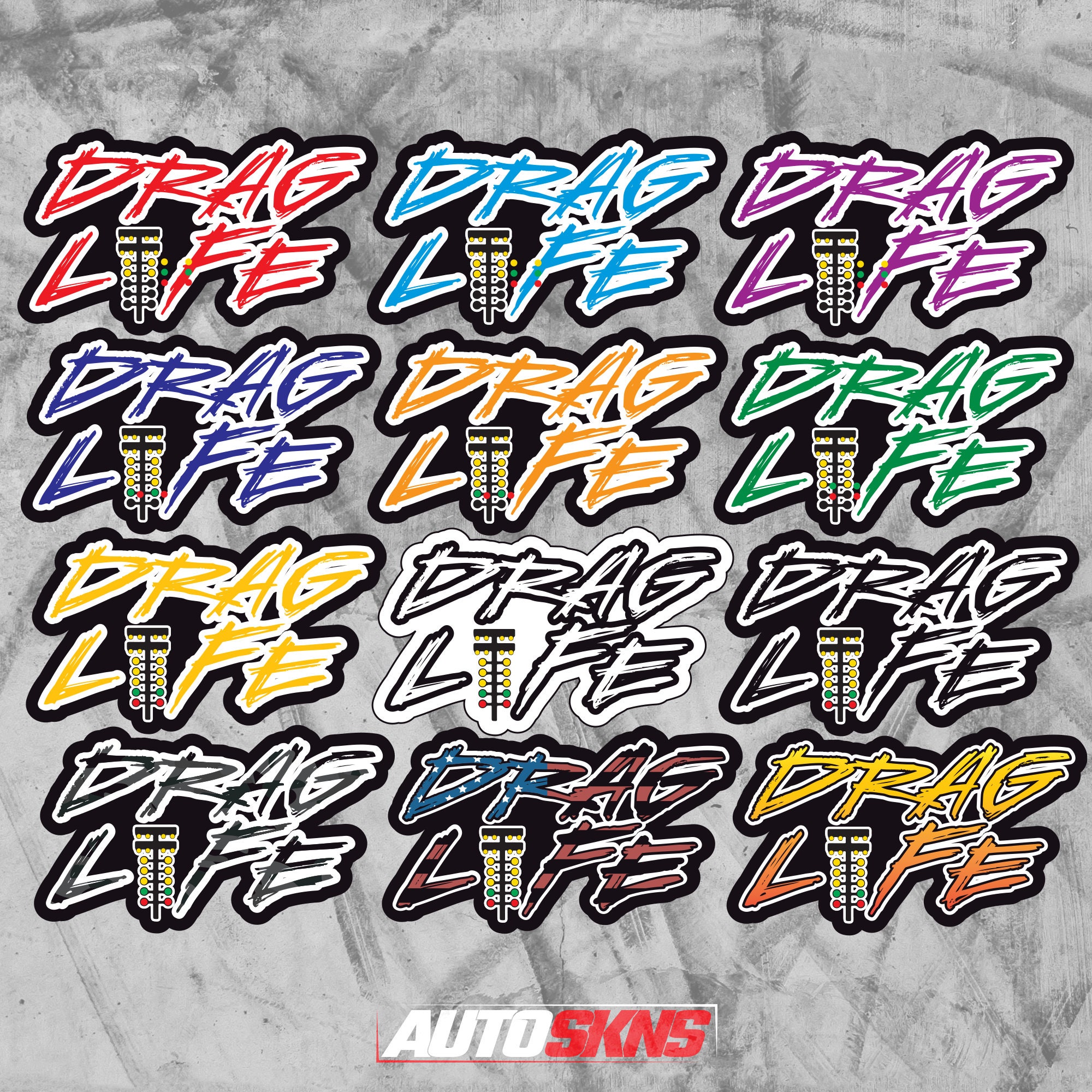 Drag Life Premium Vinyl Sticker - Etsy