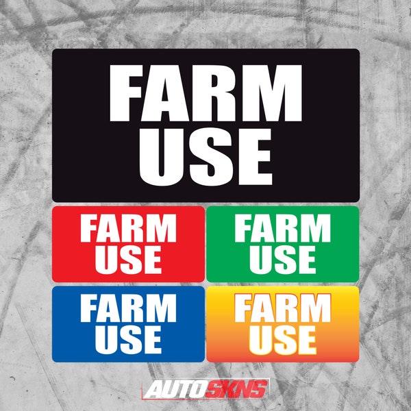 Farm Sticker - Etsy