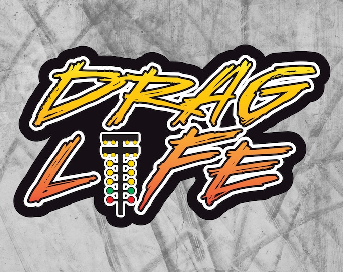 Drag Life Premium Vinyl Sticker - Etsy