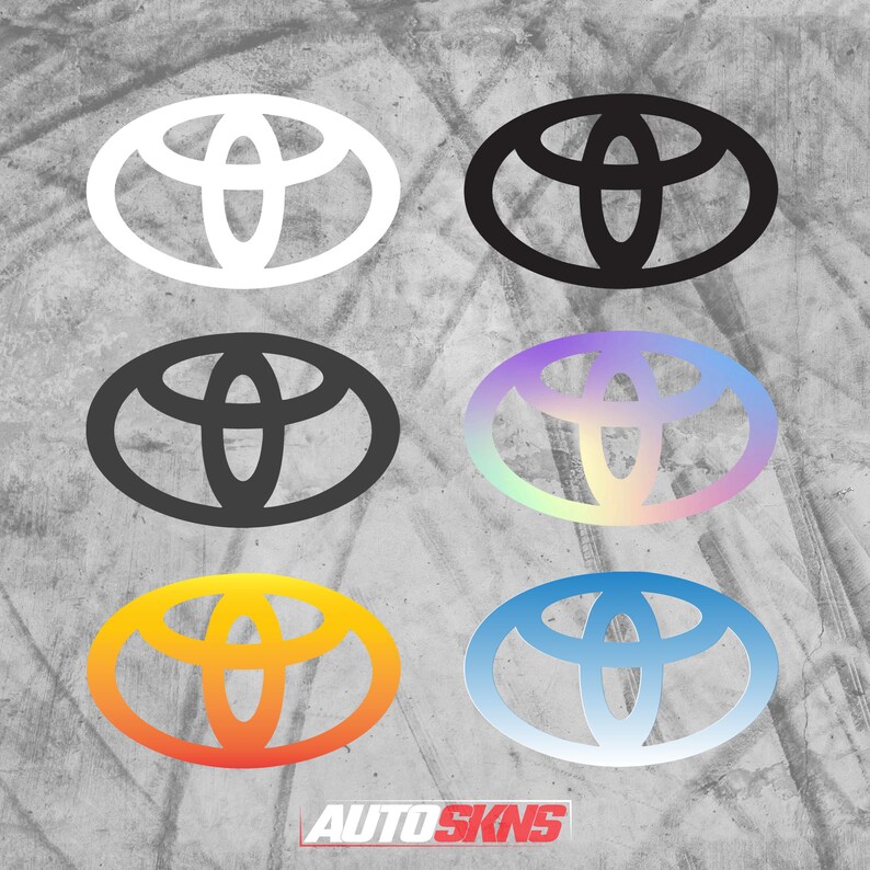 Toyota Premium Vinyl Decal 6 Colors 10 Sizes Easy - Etsy